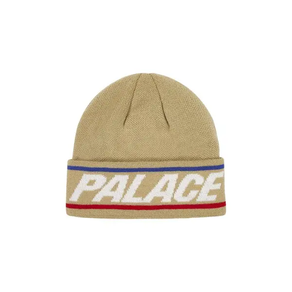 PALACE Ribbed Beanie - Grey