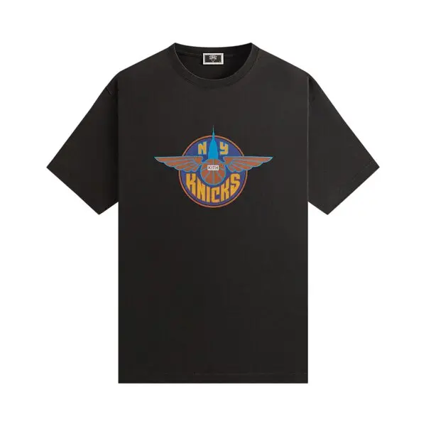 Kith For The New York Knicks Vintage Tee - Black