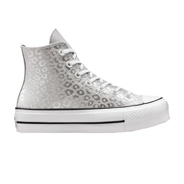 CONVERSE Chuck Taylor All Star Platform High Glitter Leopard Sneakers