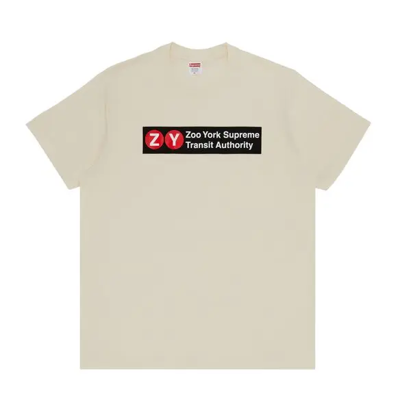 Supreme X Zoo York Transit Tee - Cream