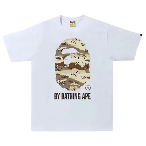 A BATHING APE Desert Camo Relaxed Tee - White