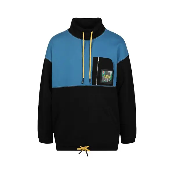 AMBUSH Two Tone Logo Patch Sweatshirt /multicolor