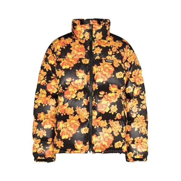 Vetements Acid Flower Puffer Jacket