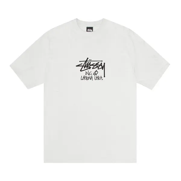 StÜssy Laguna Usa Tee - Cream