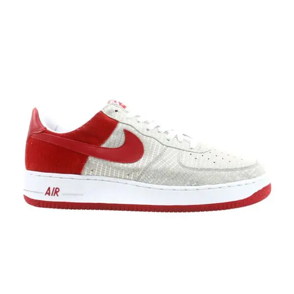 Nike Air Force 1 Premium Christmas Sneakers - Silver