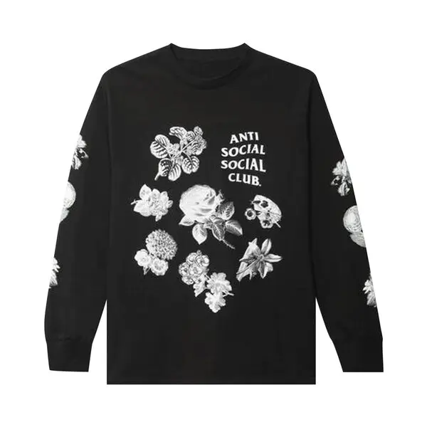 ANTI SOCIAL SOCIAL CLUB Strange Arrangements Long-sleeve Tee - Black