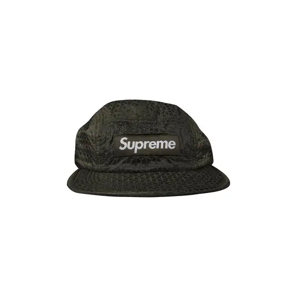 Supreme Geometric Ripstop Camp Cap - Green