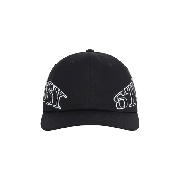 StÜssy Arc Low Pro Strapback Hat - Black