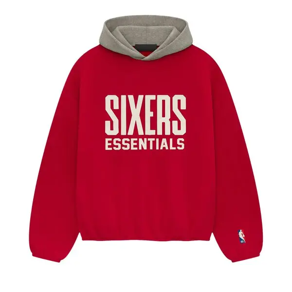 Fear Of God X Nba Philadelphia 76ers Hoodie - Red