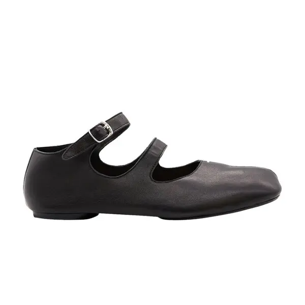 MAISON MARGIELA Tabi Ballerina Double-strap Flats - Black