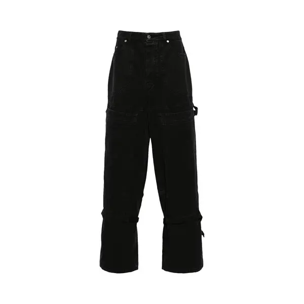 Off-White Strap Detail Canvas Carpenter Trousers