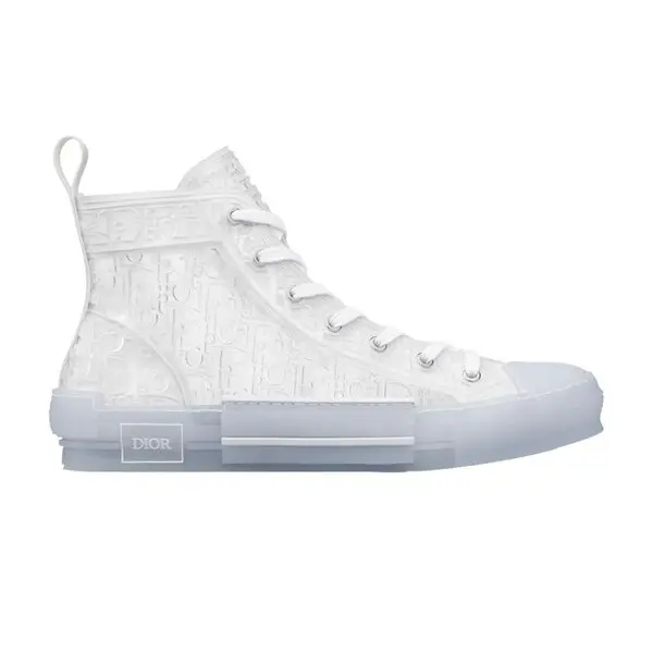 Dior B23 High Top Sneakers - White