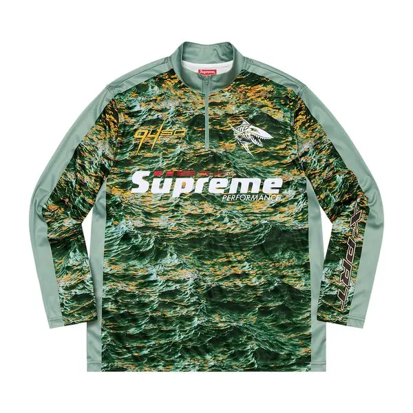 Supreme Waves Zip Pullover