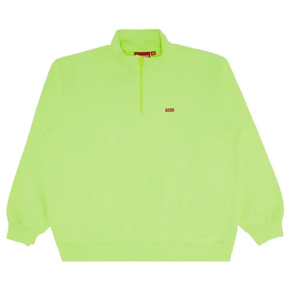 Supreme Small Box Half Zip Pullover - Yellow
