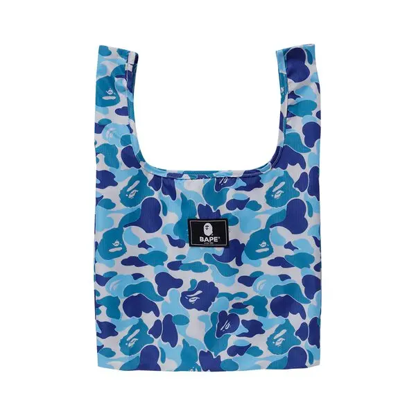 A BATHING APE Abc Camo M Shopping Bag - Blue