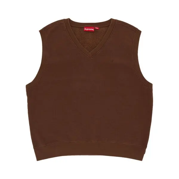 Supreme Sweatshirt Vest - Brown