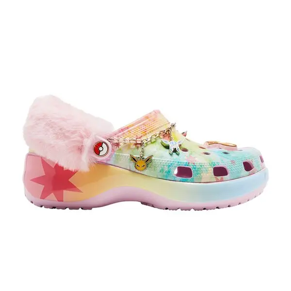 CROCS Pokémon X Classic Platform Clog - Pink