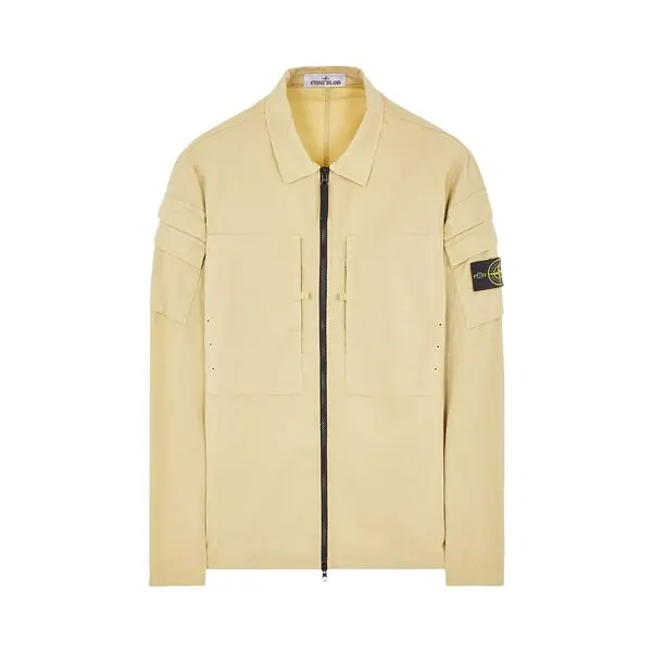 Stone Island Stretch Overshirt 'sand