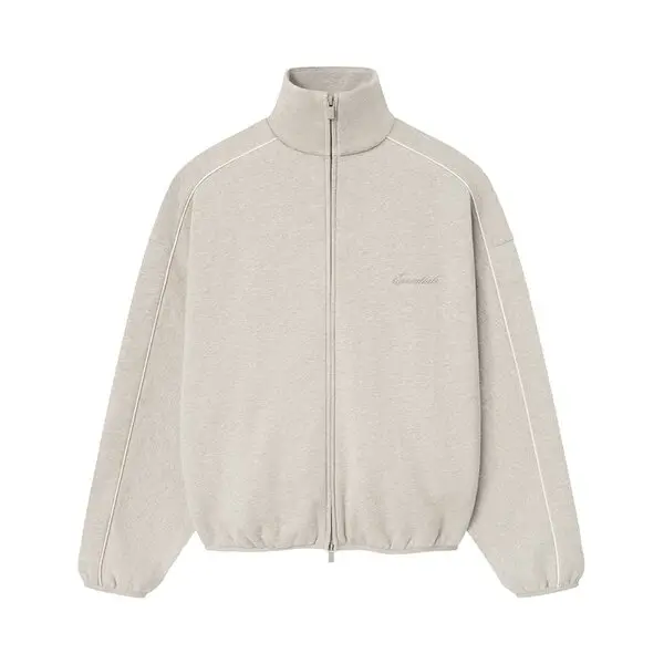 Fear Of God Modern Fleece Track Jacket With Piping - Grey