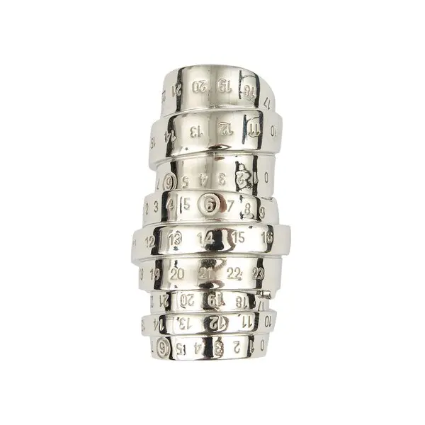 MAISON MARGIELA Logo Ring - Silver