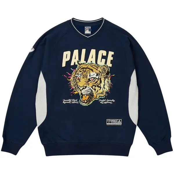 PALACE Tora Tora Crew - Blue