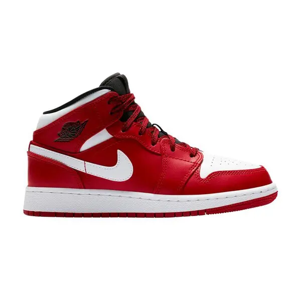 JORDAN 1 Retro Mid Gs - Red