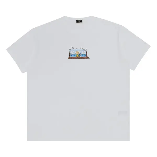 Kith For Peanuts Ocean View Classic Logo Tee - White