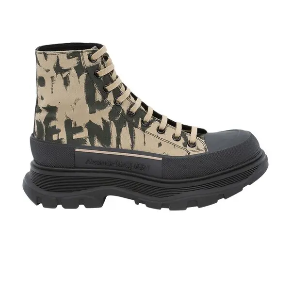 Alexander McQueen Tread Slick Boot - Tan