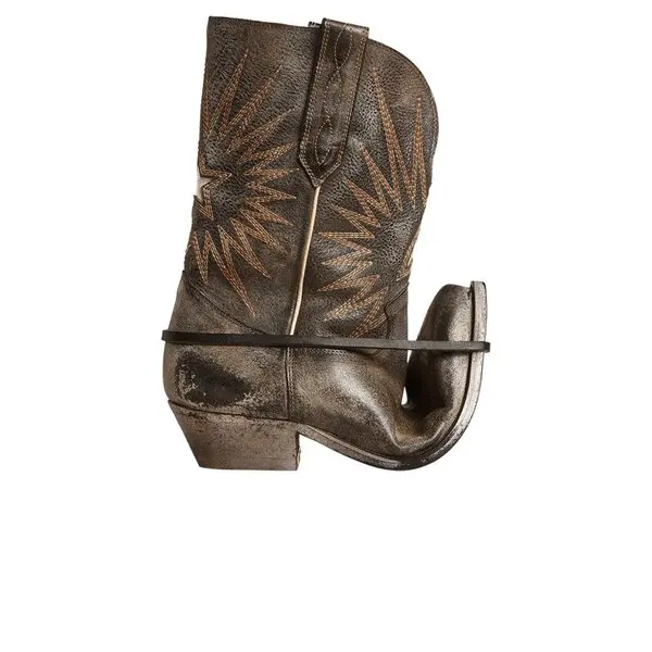GOLDEN GOOSE Low Wish Star Boots - Black