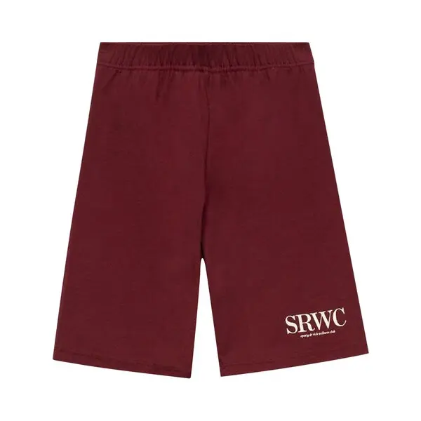 SPORTY & RICH Upper East Side Biker Short - Red