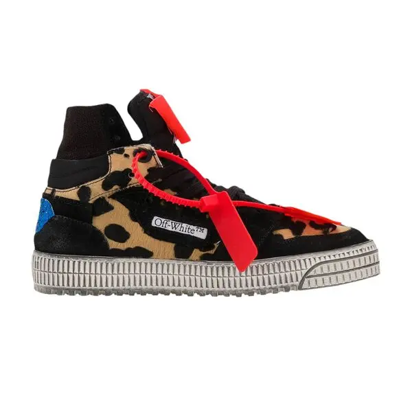 Off-White Off-court 3.0 Leopard Pony Hair Sneakers - Brown