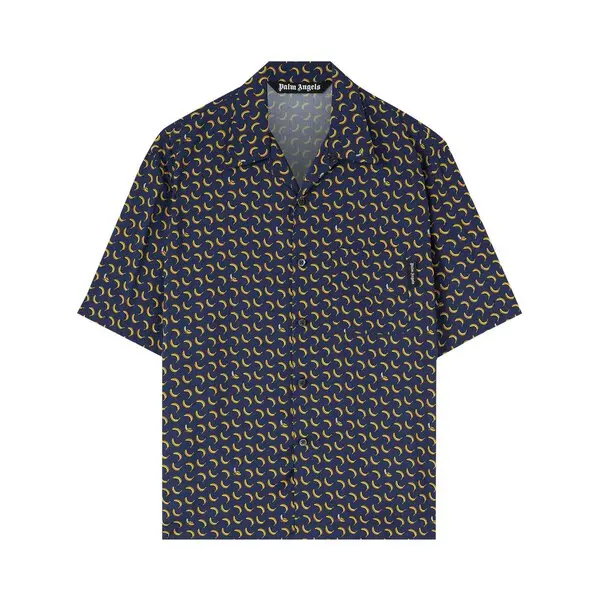 Palm Angels Printed Bowling Shirt