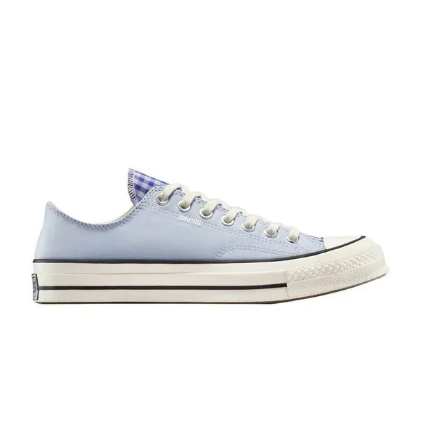 CONVERSE Chuck 70 Low 'upcycled Chambray & Gingham - Blue
