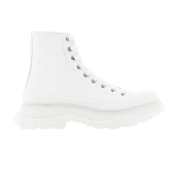 Alexander McQueen Tread Slick Boots - White