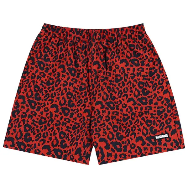 PLEASURES Leopard Active Shorts