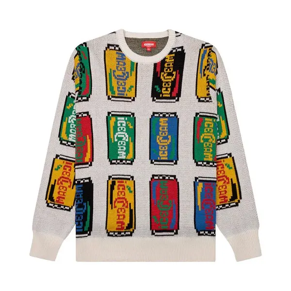ICECREAM Printed Sweater - White