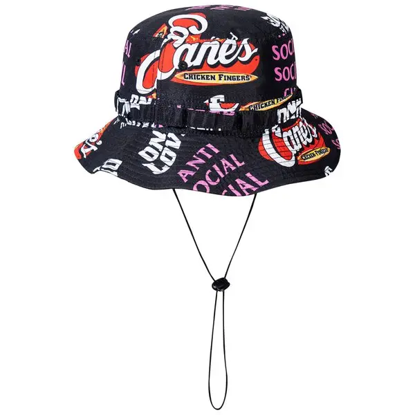 ANTI SOCIAL SOCIAL CLUB X Raising Canes Trademark Boonie Cap - Black