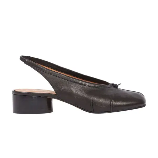 MAISON MARGIELA Tabi Ballerina Slingbacks - Black