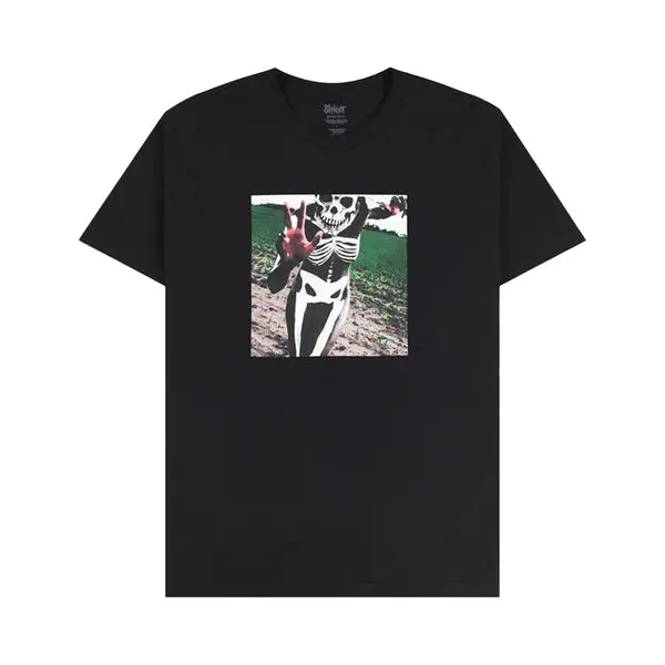 PLEASURES Skeleton Graphic T-shirt - Black
