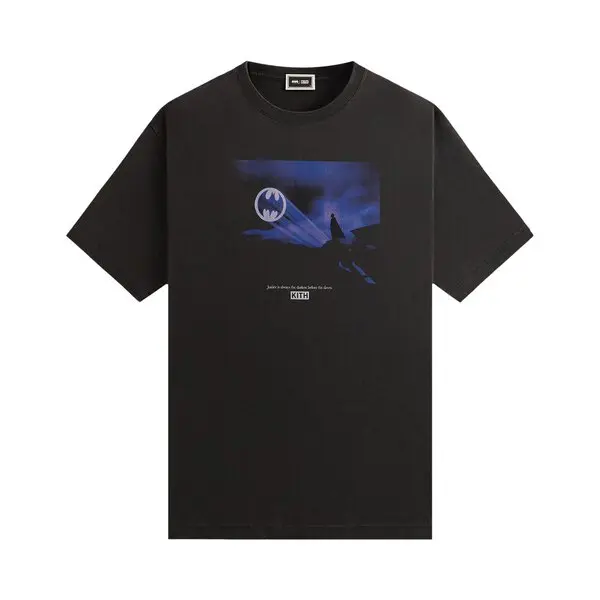 Kith X Batman Justice Vintage Tee - Black