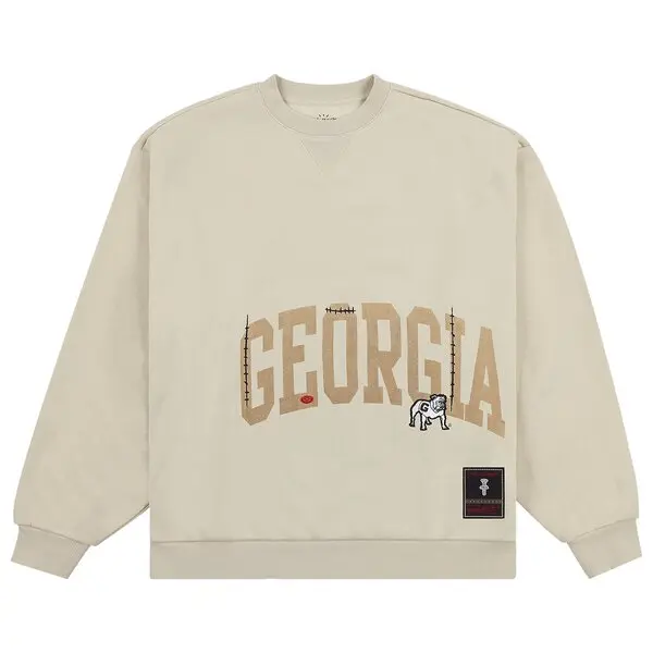 CACTUS JACK BY TRAVIS SCOTT Cactus Jack X Mitchell & Ness University Of Georgia Crewneck