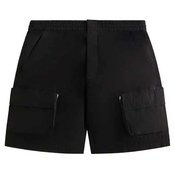 Kith Wrinkle Nylon Evan Cargo Short - Black