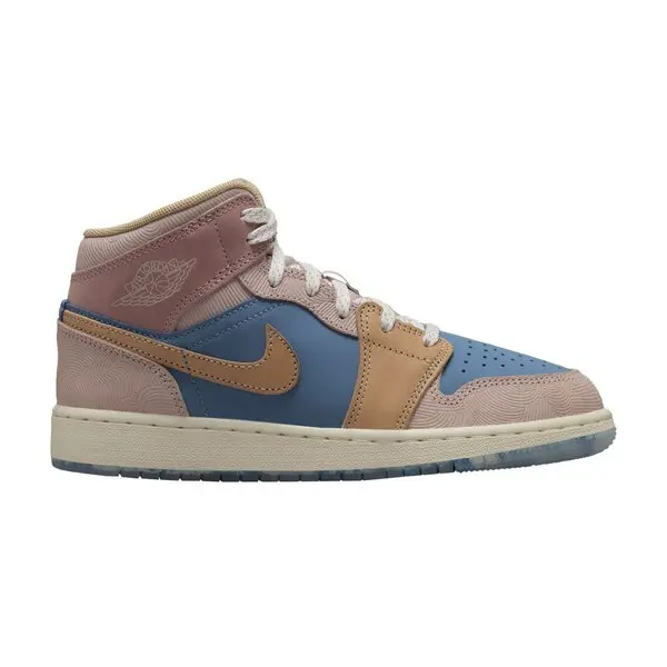 JORDAN 1 Mid Sneakers - Blue