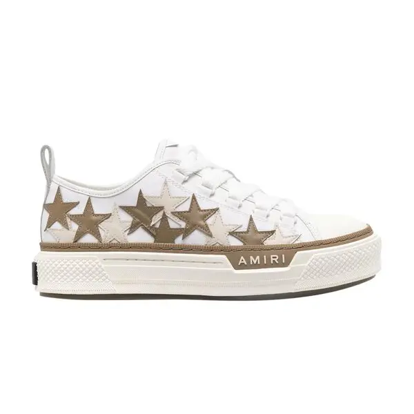 Amiri Stars Court Low Sneakers - White