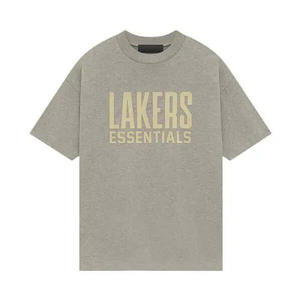 Fear Of God X Nba Los Angeles Lakers Tee Yello - Grey