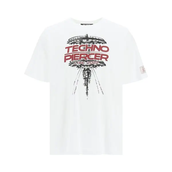 Raf Simons Techno Piercer Big Fit T-shirt - White
