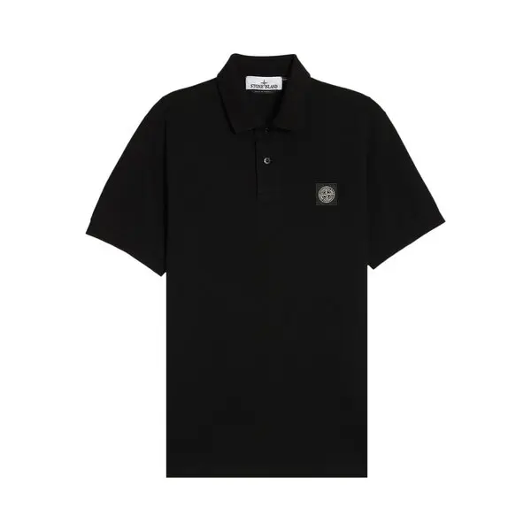 Stone Island Compass Patch Logo Polo
