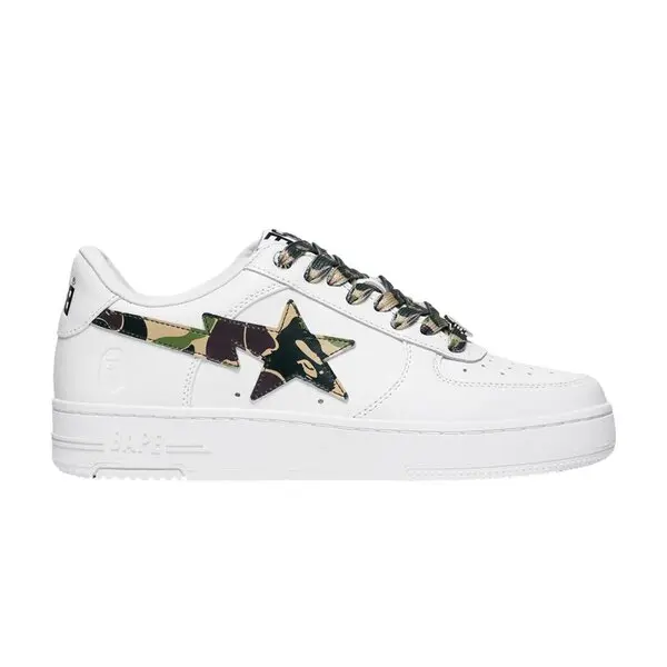 A BATHING APE Wmns Sta Abc Camo Pack Sneakers - Green