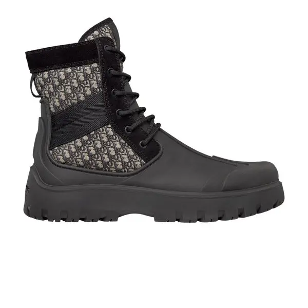 Dior Garden Lace-up Boot - Black