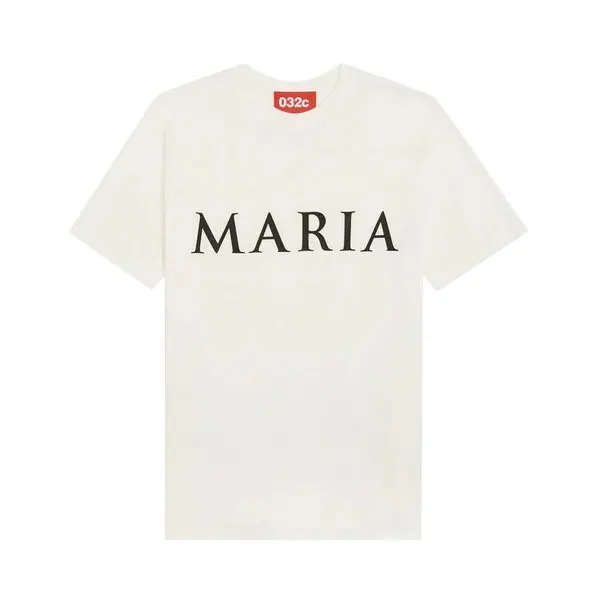 032C 3d Maria Tee - White